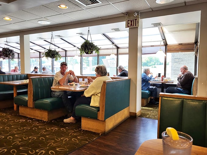 These cozy booths have witnessed countless conversations over coffee and pie&mdash;the true social network of small-town America.