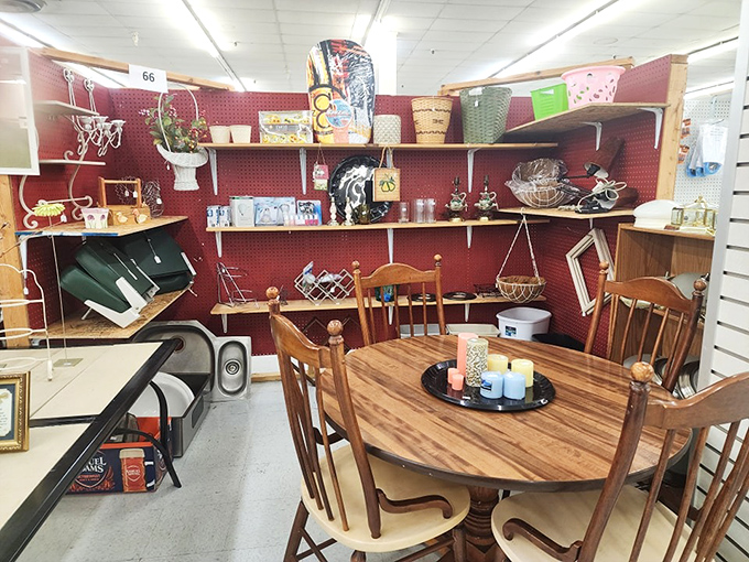 This wooden dining set isn't just furniture &ndash; it's the future site of family dinners, homework sessions, and "remember when we found this?" stories.