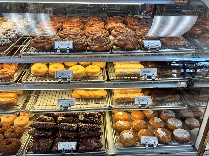 The display case&mdash;California's version of the Louvre. Each shelf a gallery of edible masterpieces waiting for their moment. 