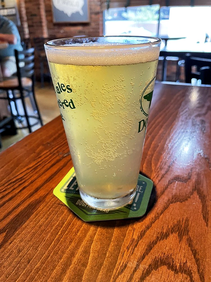 A perfectly poured craft beer, condensation racing down the glass&mdash;proof that simple pleasures remain the most reliable source of happiness.