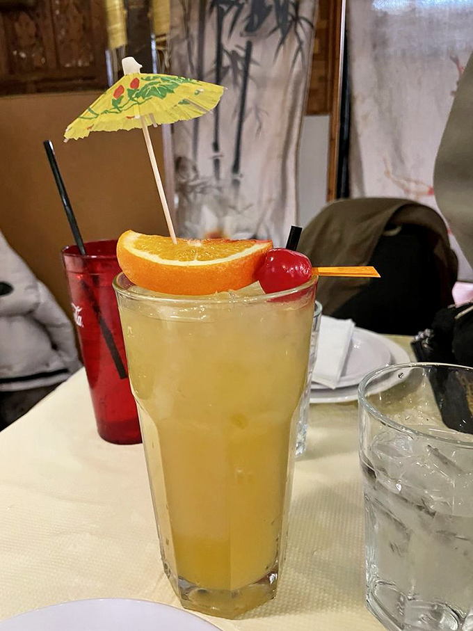 Not just a drink&mdash;it's vacation in a glass. That tiny umbrella isn't ironic; it's a promise of the mini-getaway that follows with each sip.