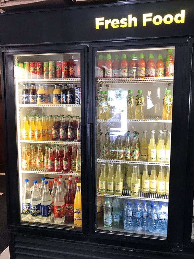 The drink cooler at Babuni's isn't just refreshment&mdash;it's a United Nations of beverages. European sodas you can't pronounce but will definitely want to try.