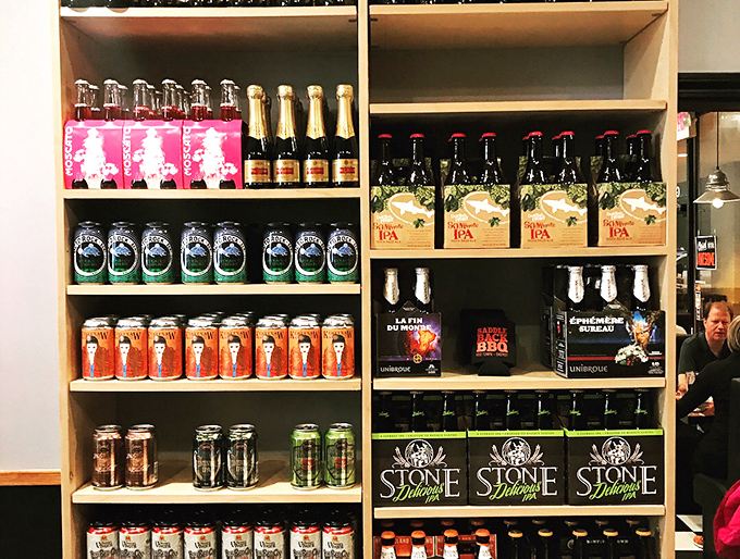 The craft beer selection proves they understand the perfect barbecue equation: great meat + great beer = life's simplest perfect happiness.