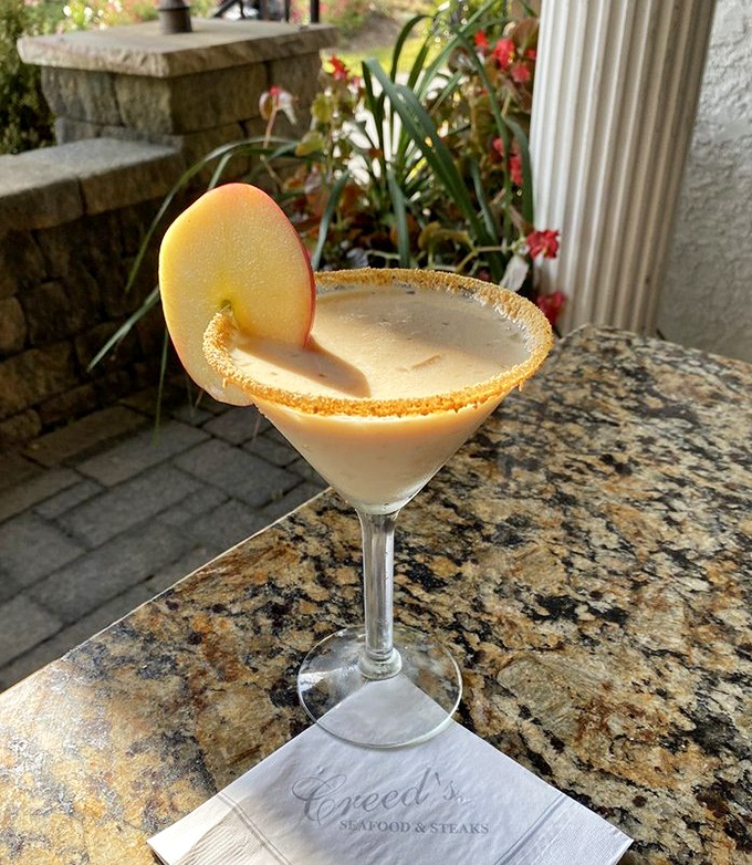 An apple pie martini that somehow captures autumn in a glass&mdash;proof that cocktails can be both nostalgic and sophisticated.