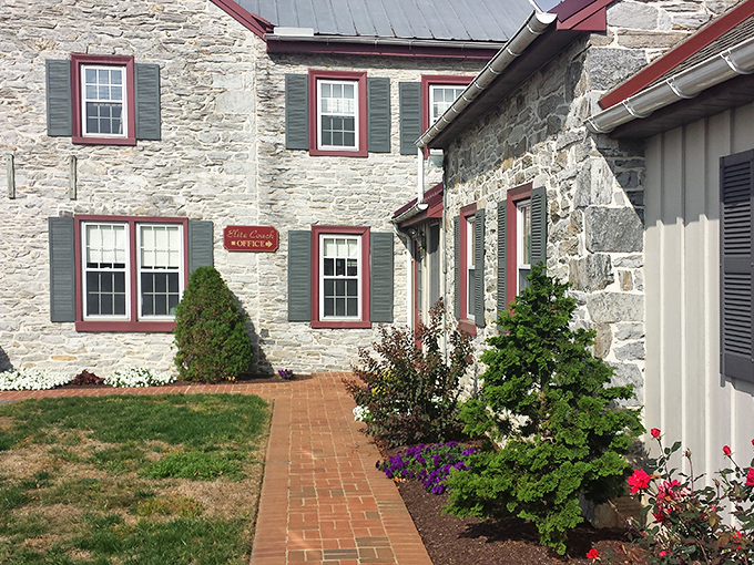 Stone craftsmanship that would make colonial builders proud&mdash;this historic building showcases Pennsylvania's architectural heritage with understated elegance.