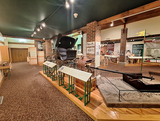 Not your average museum display &ndash; this vintage carriage and exhibits tell stories that Netflix hasn't discovered yet.