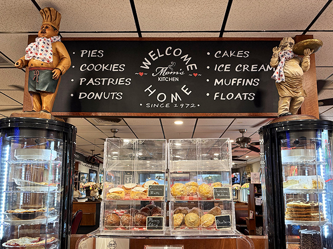 The dessert display that makes you reconsider the concept of "too early for pie." Spoiler alert: it's never too early.