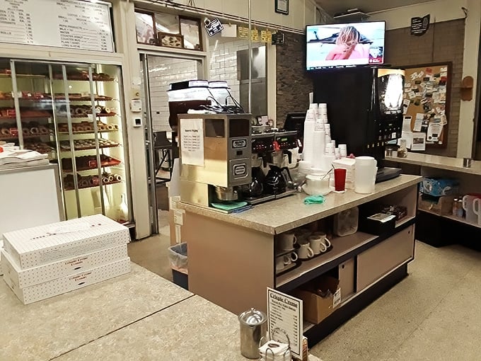 Behind the scenes where the magic happens. Like NASA for donuts, but with more immediate gratification.