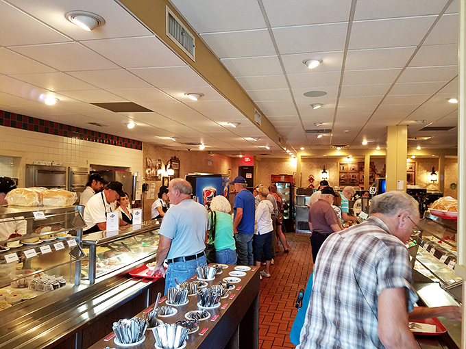 The cafeteria line &ndash; where decisions matter and patience is rewarded with plates of made-from-scratch goodness that puts fast food to shame.