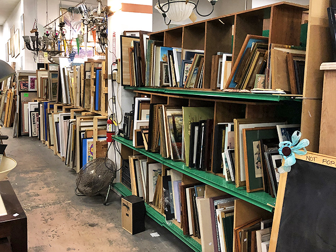 The art gallery section &ndash; where someone's "what were we thinking?" becomes your conversation piece. Instant sophistication for bare walls!