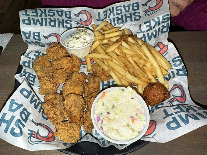 Fried oysters proving that sometimes the best things in life come breaded and crispy.