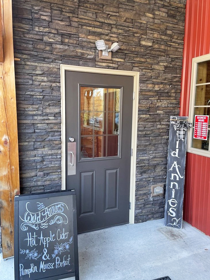 The entrance says it all&mdash;seasonal specials like "Hot Apple Cider & Pumpkin Mousse Parfait" hint at a kitchen that embraces the rhythms of Pennsylvania's seasons.