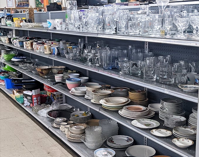 The dish department: where mismatched becomes charming and incomplete sets find new purpose in eclectic homes.