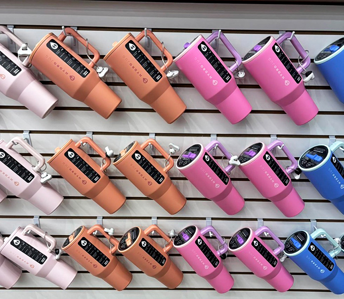 Hydration meets fashion with these candy-colored tumblers. Water bottles so pretty they might actually convince you to drink your eight glasses.