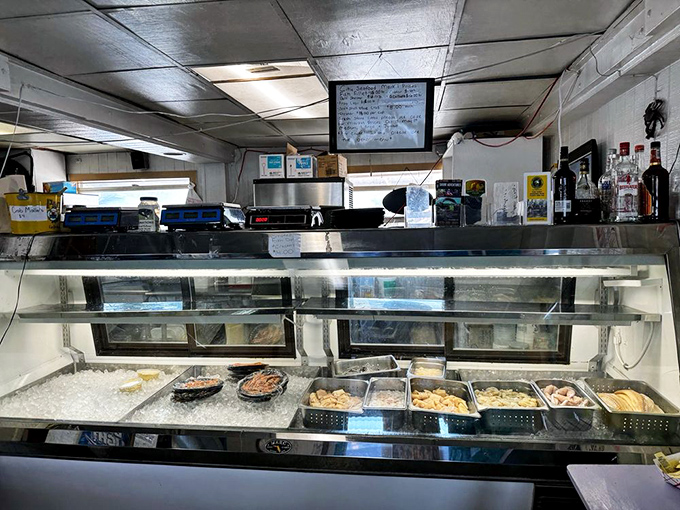 The fish counter where dreams come true. Like a candy store for grown-ups who prefer their treats from the sea rather than wrapped in foil.
