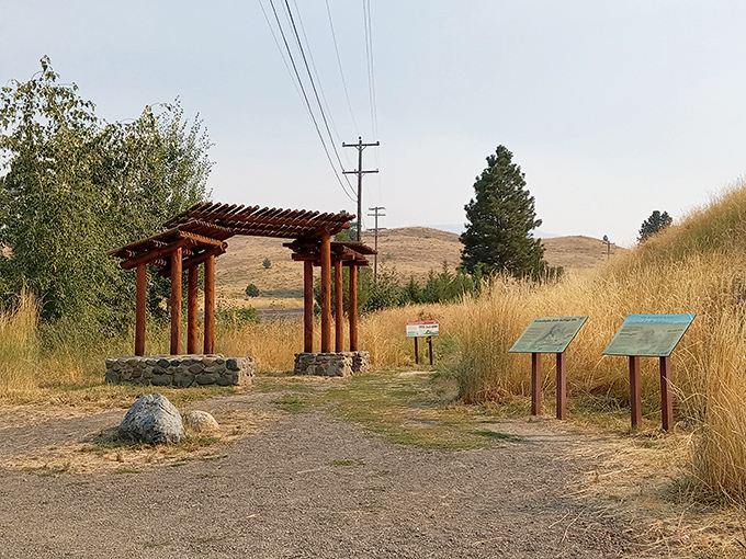 The Iwetemlaykin Heritage Site honors the area's Native American history – a peaceful place where interpretive signs tell stories the landscape has witnessed for millennia.