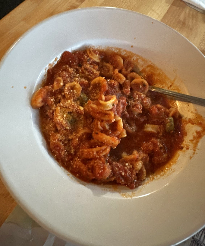 This pasta dish isn't just food; it's a colorful celebration on a plate that makes your taste buds want to join the party.