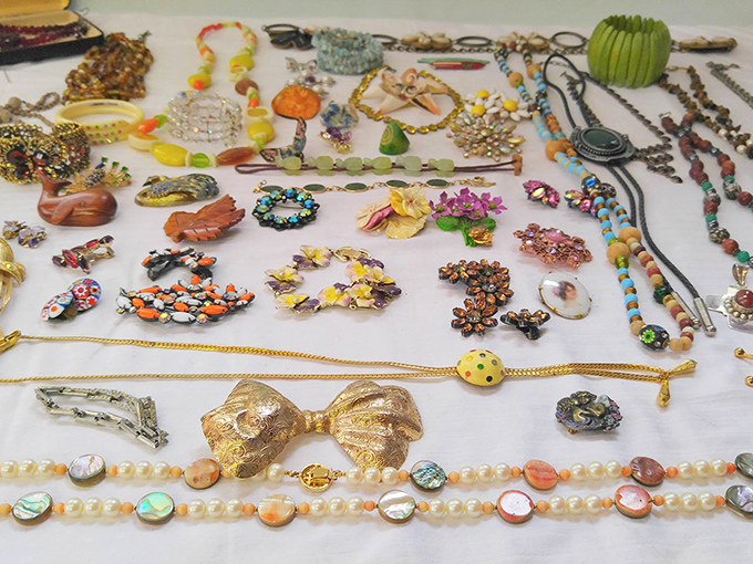 Treasure map not required! This jewelry collection spans decades of fashion history, each piece whispering tales of special occasions and everyday glamour.