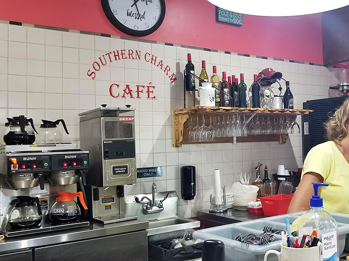The kitchen command center where biscuit dreams become fluffy, gravy-covered realities every single morning.