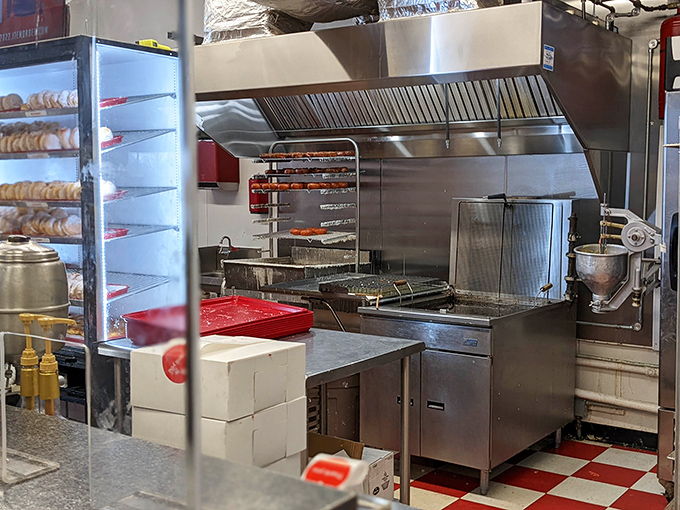 Behind the scenes, where flour becomes art and dreams take circular shape.