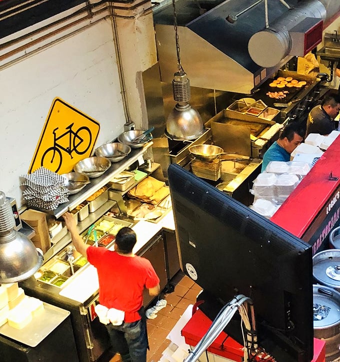 The kitchen crew working their magic &ndash; like watching a well-rehearsed band hit every note perfectly.