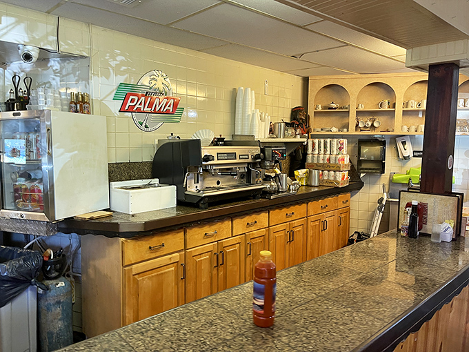 No molecular gastronomy lab here—just honest kitchen equipment that's been turning out perfection for decades.