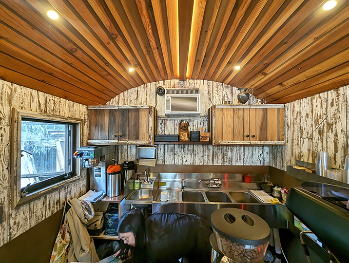 The kitchen may be compact, but culinary magic doesn't require square footage&mdash;just passion, skill, and a touch of mountain air.