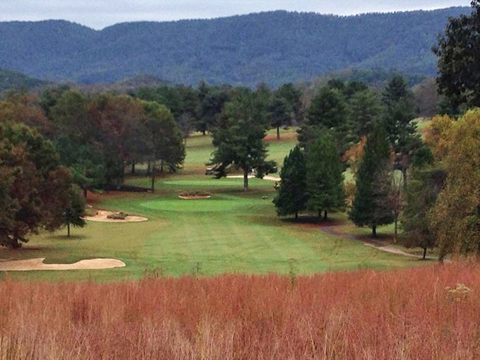 Lambert Acres Golf Course offers fairways that meander through autumn's palette&mdash;where "a good walk spoiled" becomes "a masterpiece appreciated."