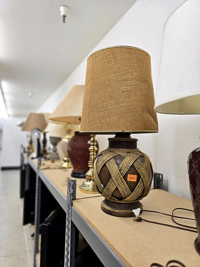 Lamp row glows with potential&mdash;that woven beauty could be the statement piece your living room has been desperately missing.