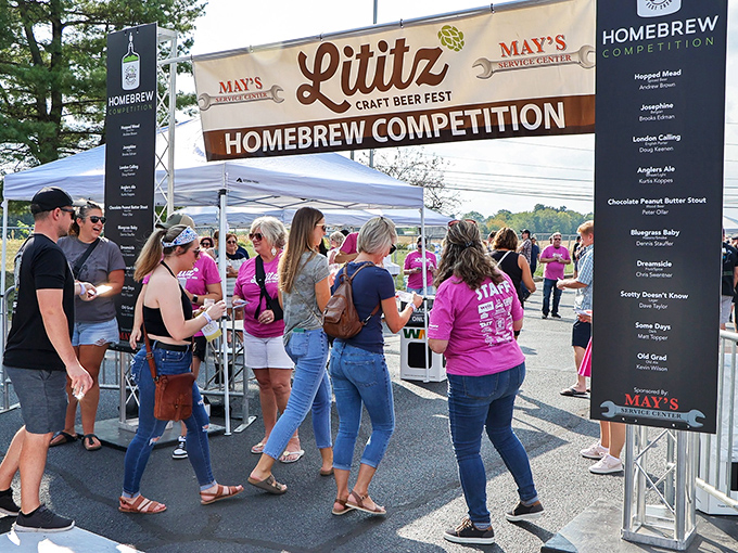 The Lititz Craft Beer Fest showcases Pennsylvania's booming brewery scene &ndash; where pretzel necklaces are both fashion statement and emergency snack.