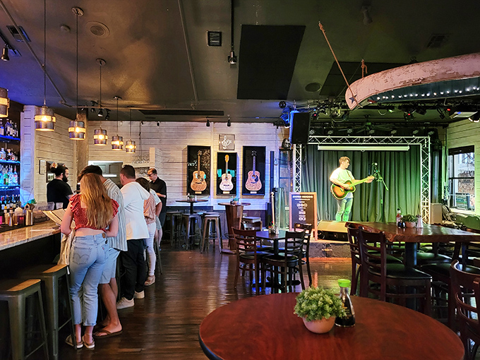 Dinner and a show! Live music adds another layer of sensory pleasure to the Old Florida Fish House experience &ndash; food for the soul.