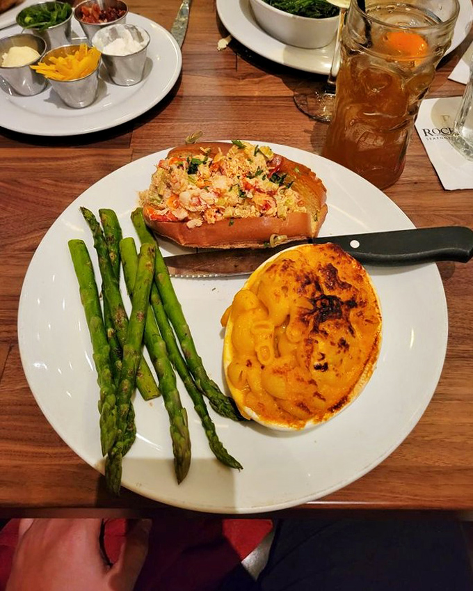 This isn't just a lobster roll&mdash;it's summer in New England transported to Southern California, with sweet lobster meat nestled alongside perfectly grilled asparagus.