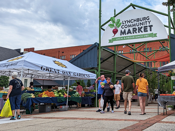 Fresh local flavors and community spirit converge in this bustling marketplace of regional treasures.