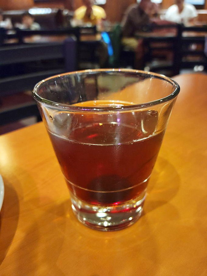 A perfectly crafted Manhattan &ndash; because sometimes the best accompaniment to slow-cooked ribs is a cocktail that's equally unhurried in its perfection.