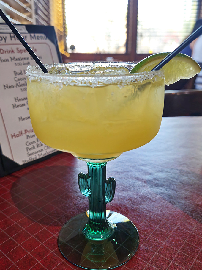 The margarita arrives in a cactus-stemmed glass&mdash;because in Arizona, even your cocktail should dress for the occasion.