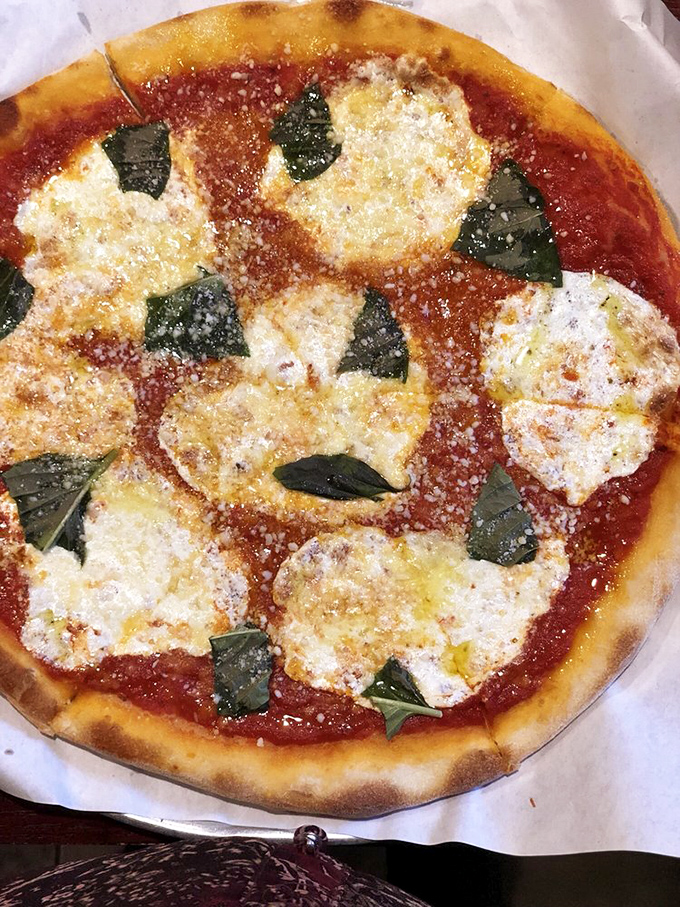 The Margherita pizza &ndash; where tomato, mozzarella, and basil throw the perfect flavor party.