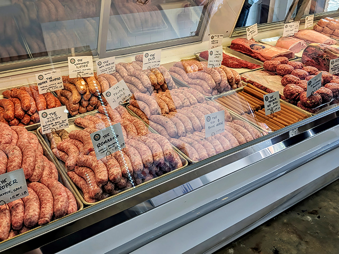 Sausage links lined up like soldiers ready for duty&mdash;each variety a different adventure waiting to happen in your kitchen or on your grill.