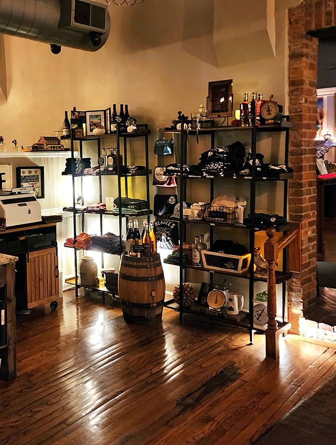 A corner that tells stories of local pride, with shelves of merchandise that let you take a piece of Hendel's home (calories not included).