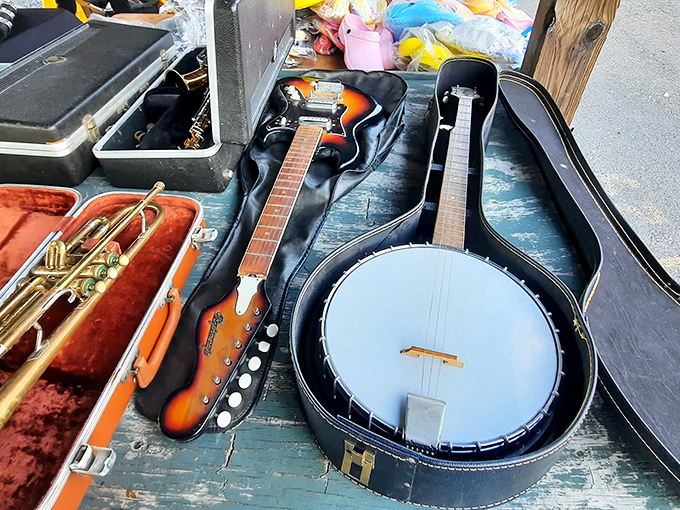 That guitar might be older than your favorite classic rock song, but it's got stories.