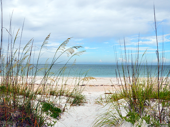 Sea oats frame the entrance to North Lido Beach like nature's velvet rope &ndash; inviting you to a private showing of "Waves: The Endless Sequel."