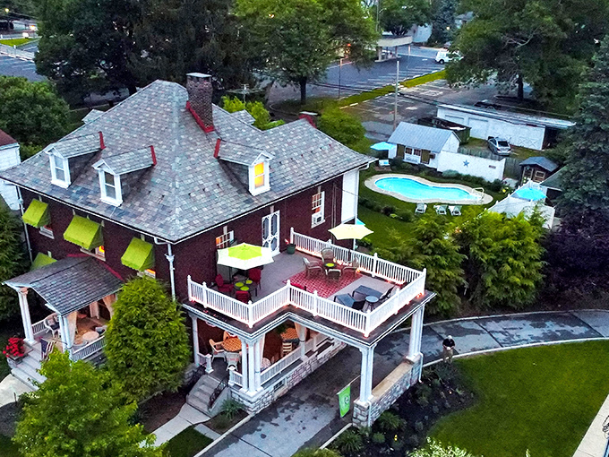 The Olde Square Inn combines Victorian grandeur with modern comforts, proving that the best bed and breakfasts feel like the mansion of a friend who inherited well.