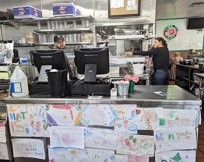 The command center where breakfast dreams become edible reality, one order at a time.