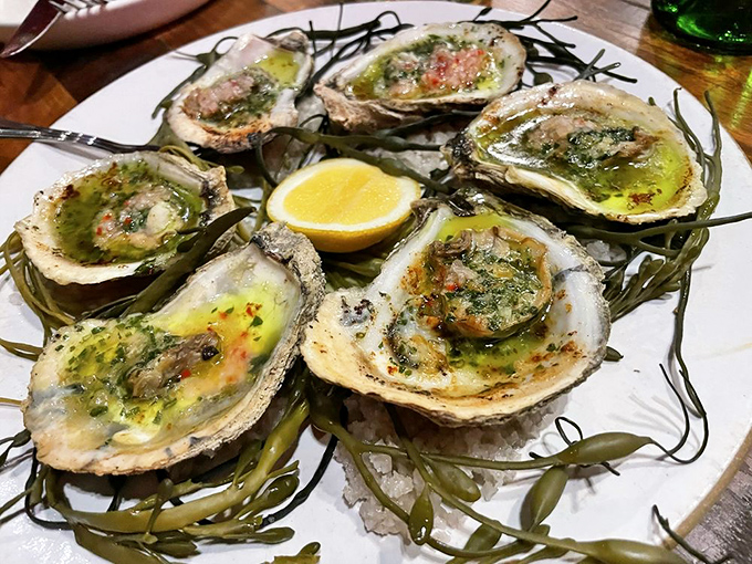 Oysters that taste like they were harvested this morning, dressed simply to let their briny perfection shine through.