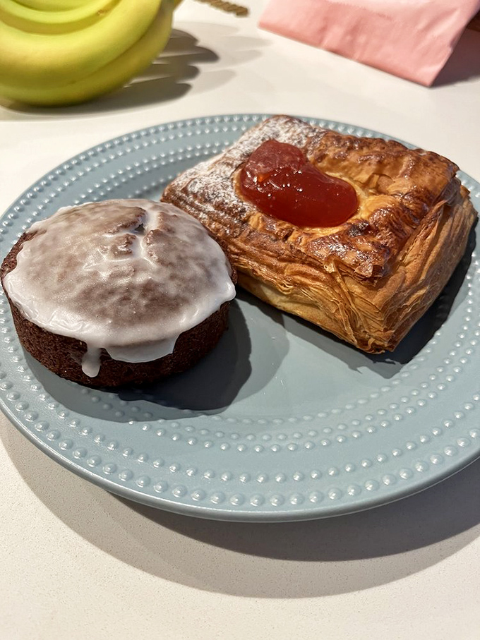 Pastries that would make a French baker weep with joy. That jam-filled Danish and glazed treat aren't just breakfast&mdash;they're an argument against skipping the most important meal.