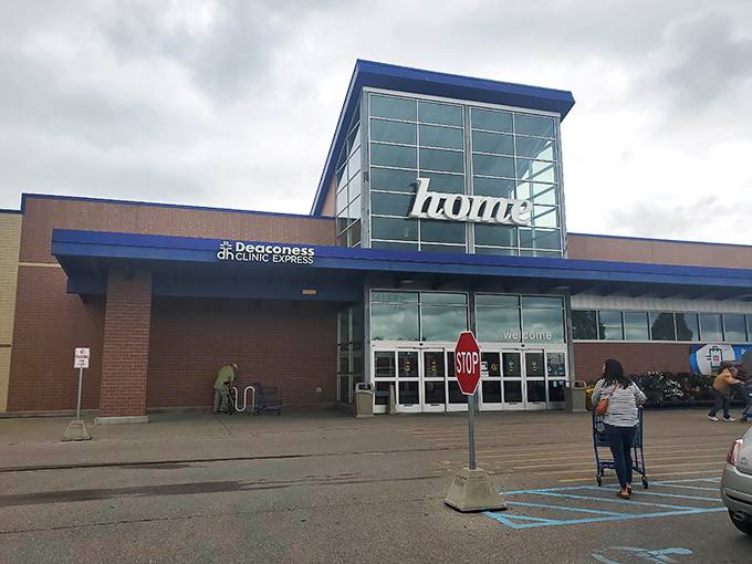 Even big-box shopping maintains that friendly Midwestern vibe, where "home" isn't just a store name but a community feeling.