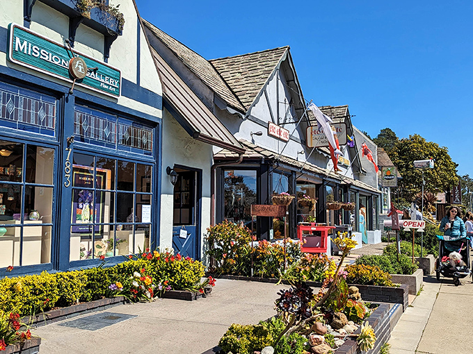 Strolling Cambria's shop-lined streets feels like walking through a movie set where small businesses still thrive and character hasn't been franchised.