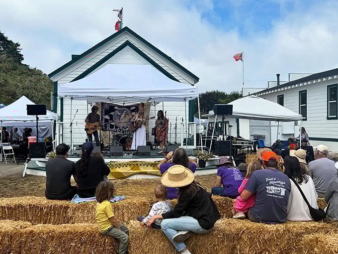 Hay bale seating and live music&mdash;Pescadero's version of VIP concert experience comes with fresh air and zero ticket fees.