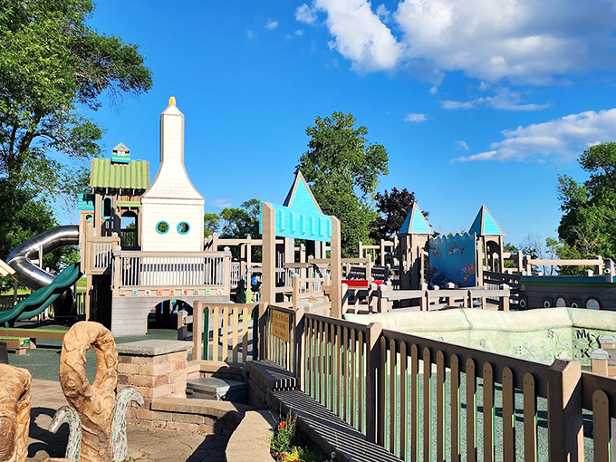 Possibility Playground proves inclusive design can be magical. This nautical-themed wonderland lets kids of all abilities play together in a space that honors Port Washington's maritime heritage.