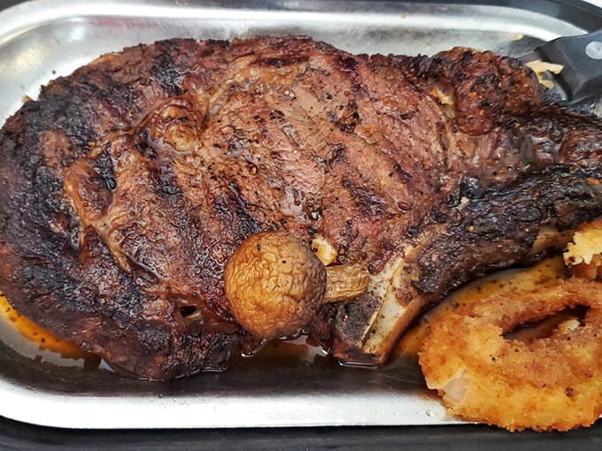 Prime rib that's been introduced to fire and decided to become best friends. The kind of dish that makes vegetarians question their life choices.