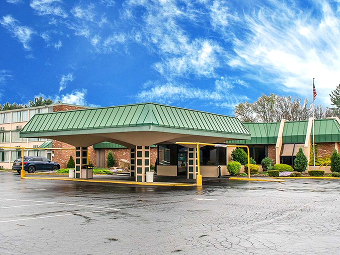 The Quality Inn represents Hermitage's practical approach to hospitality&mdash;comfortable accommodations for visiting family without breaking anyone's retirement budget.